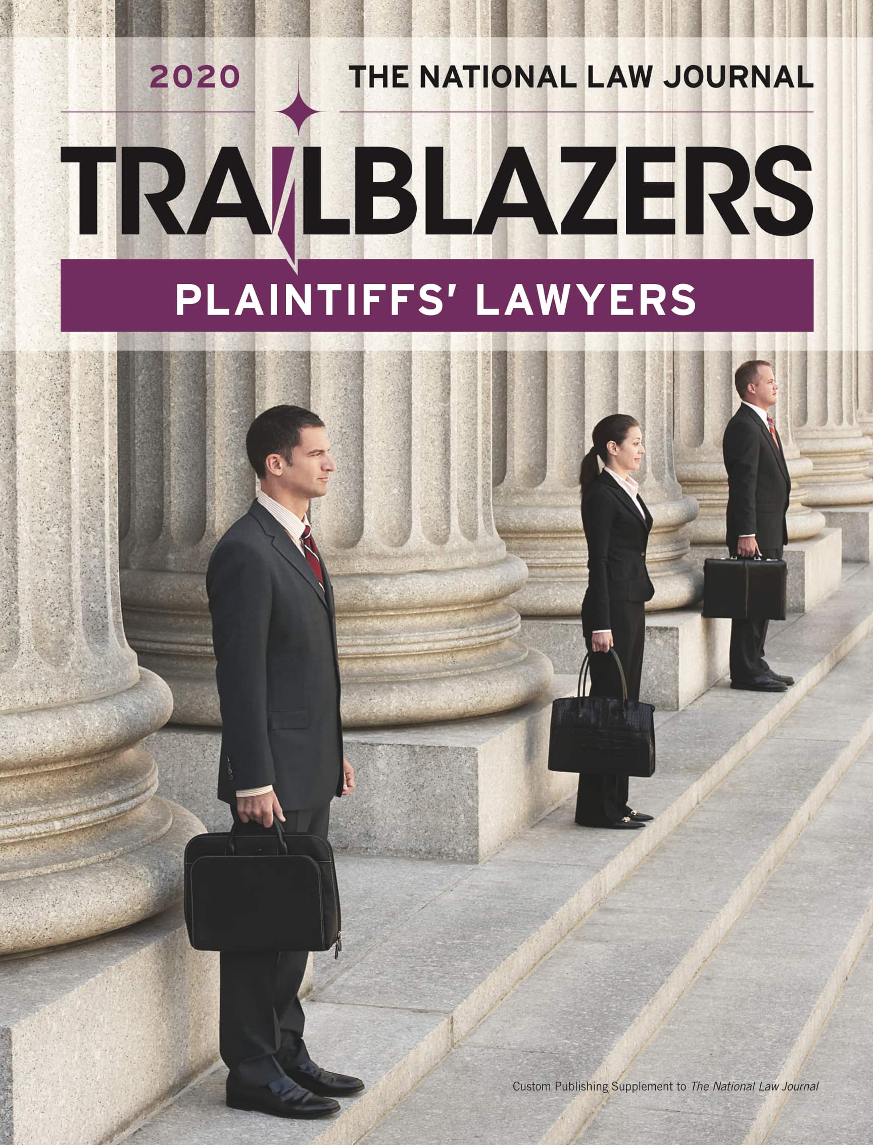 Panish, Boyle and Ravipudi Named 2020 Trailblazers by National Law Journal