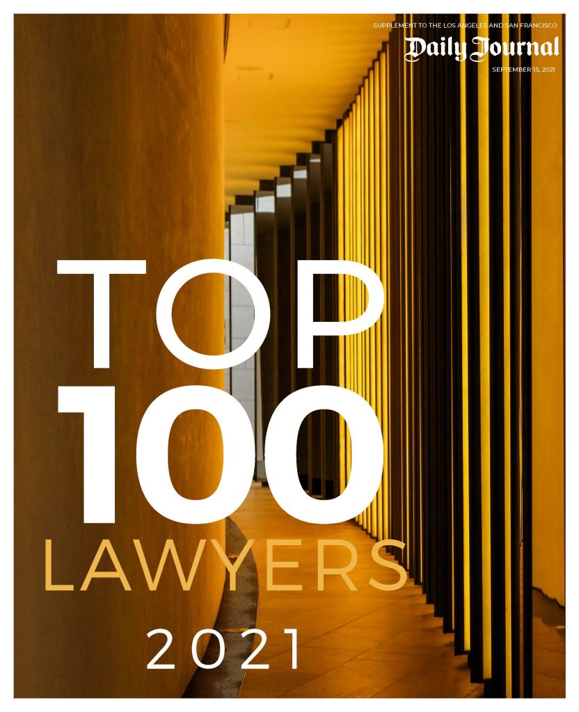 Brian Panish & Kevin Boyle Named Among 2021 Top 100 Lawyers in California